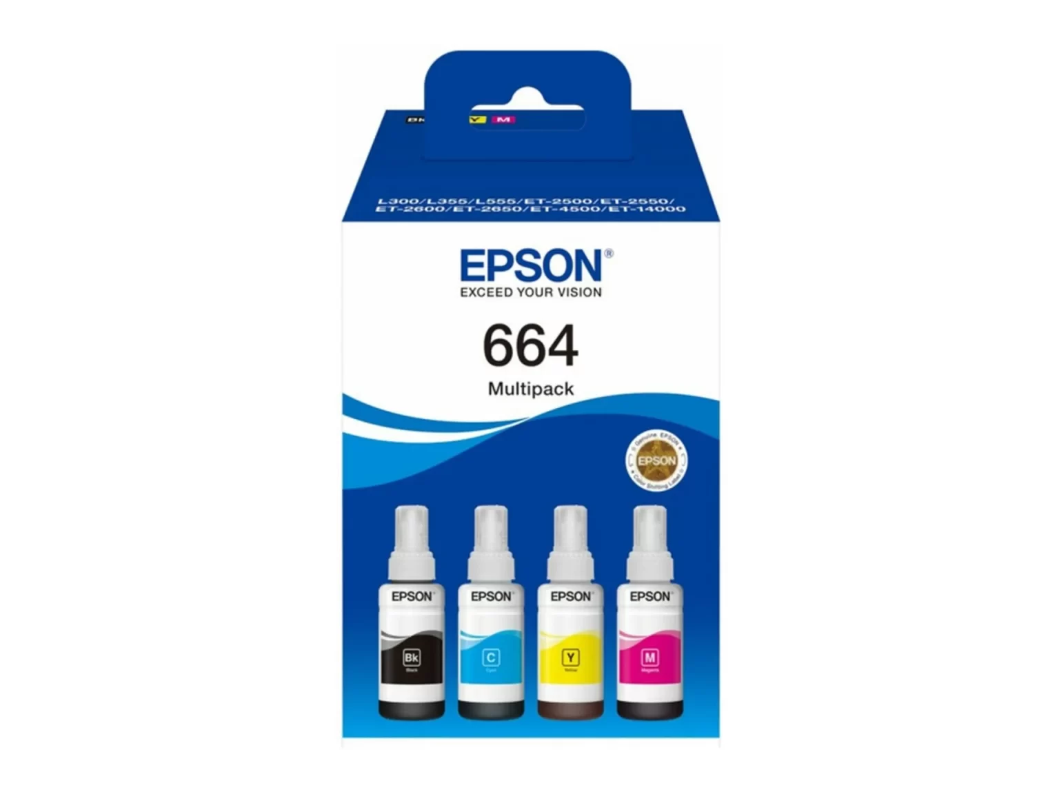 EPSON T664 KIT | Negro, Cian, Amarillo y Magenta - Home Office by Canella